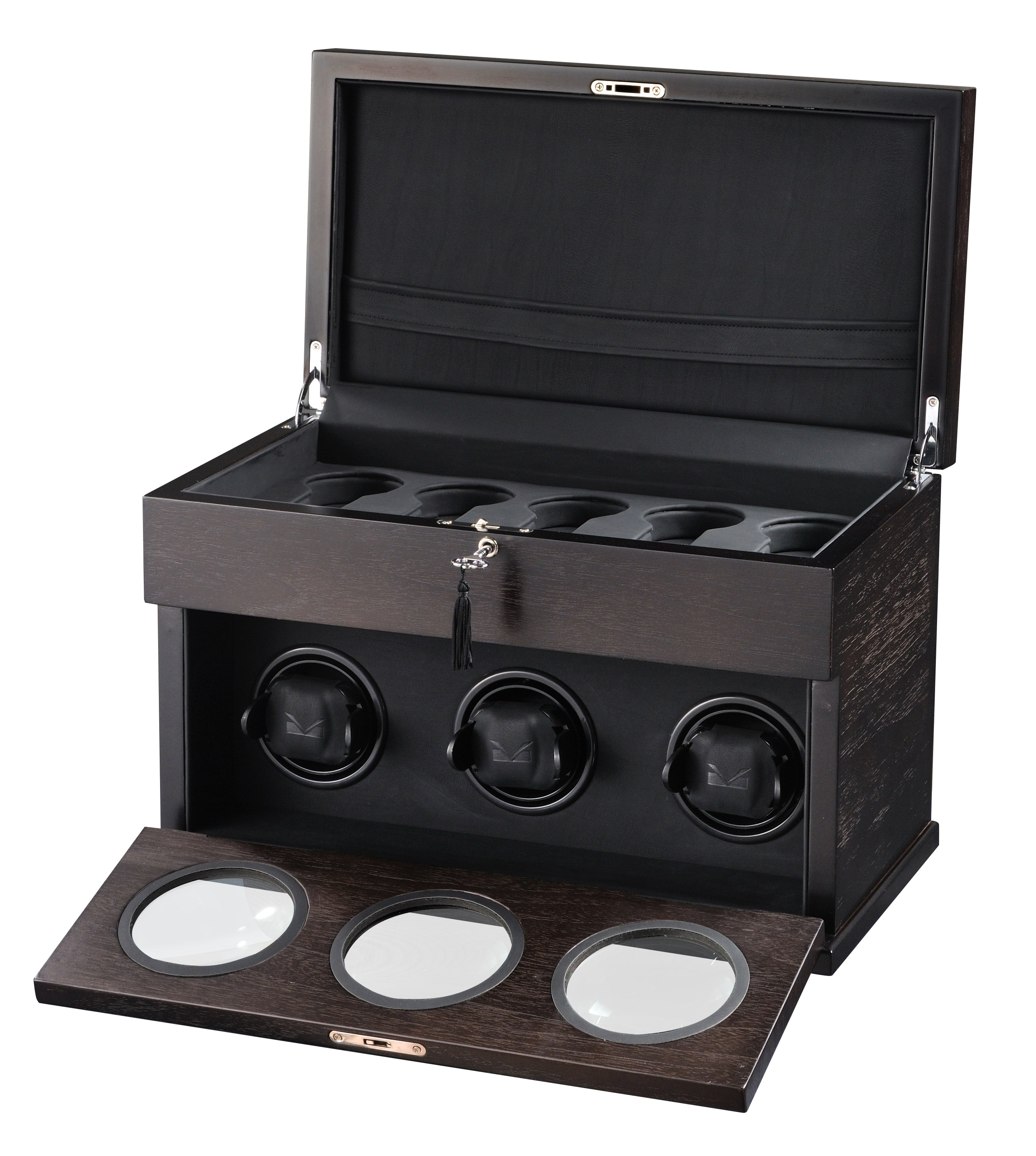 Volta 3 Watch Winder Box (Rustic Brown) | UpTo 15% OFF – Volta Winders